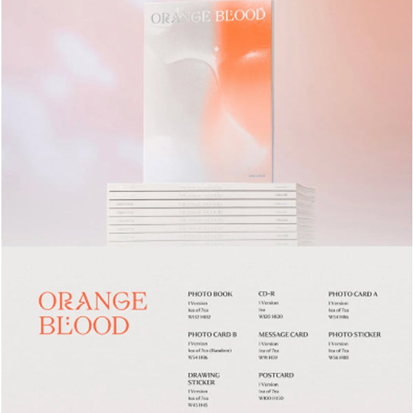 ENHYPEN - 5th Mini Album [ORANGE BLOOD] (ENGENE Ver.) (Random Ver.) – Kpop.ae