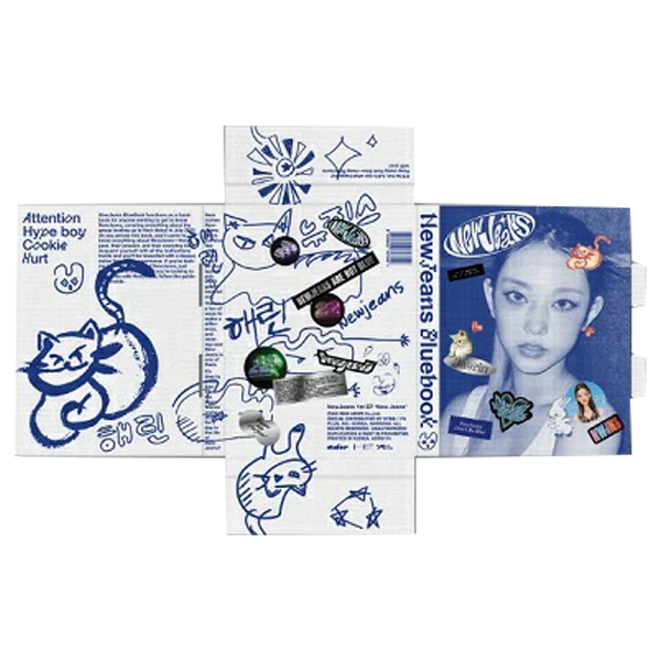 NewJeans 1st EP Album - New Jeans (Bluebook ver.) - CD – Kpop.ae